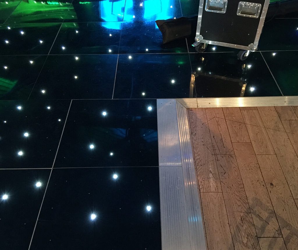 Starlit Black LED Dance Floor - Furniture4Events