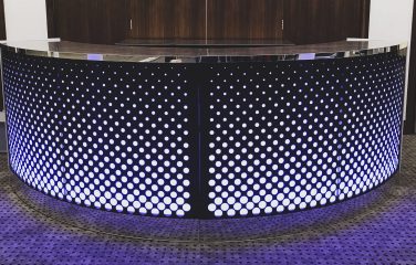 Black Dynamo LED Bar - Furniture4Events