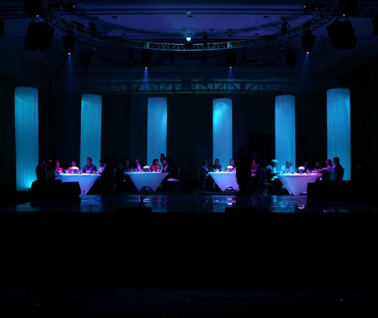 Spandex Illuminated Column - Furniture4Events