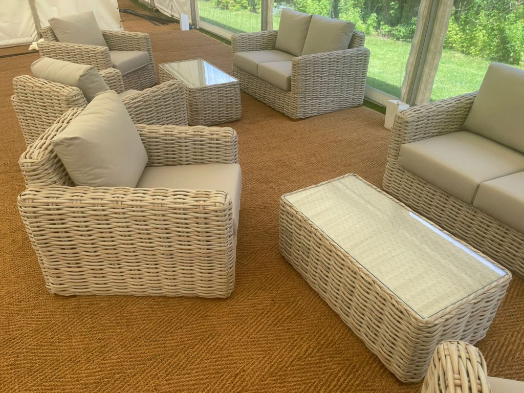 Indoor Rattan Sofa Set - Furniture4Events
