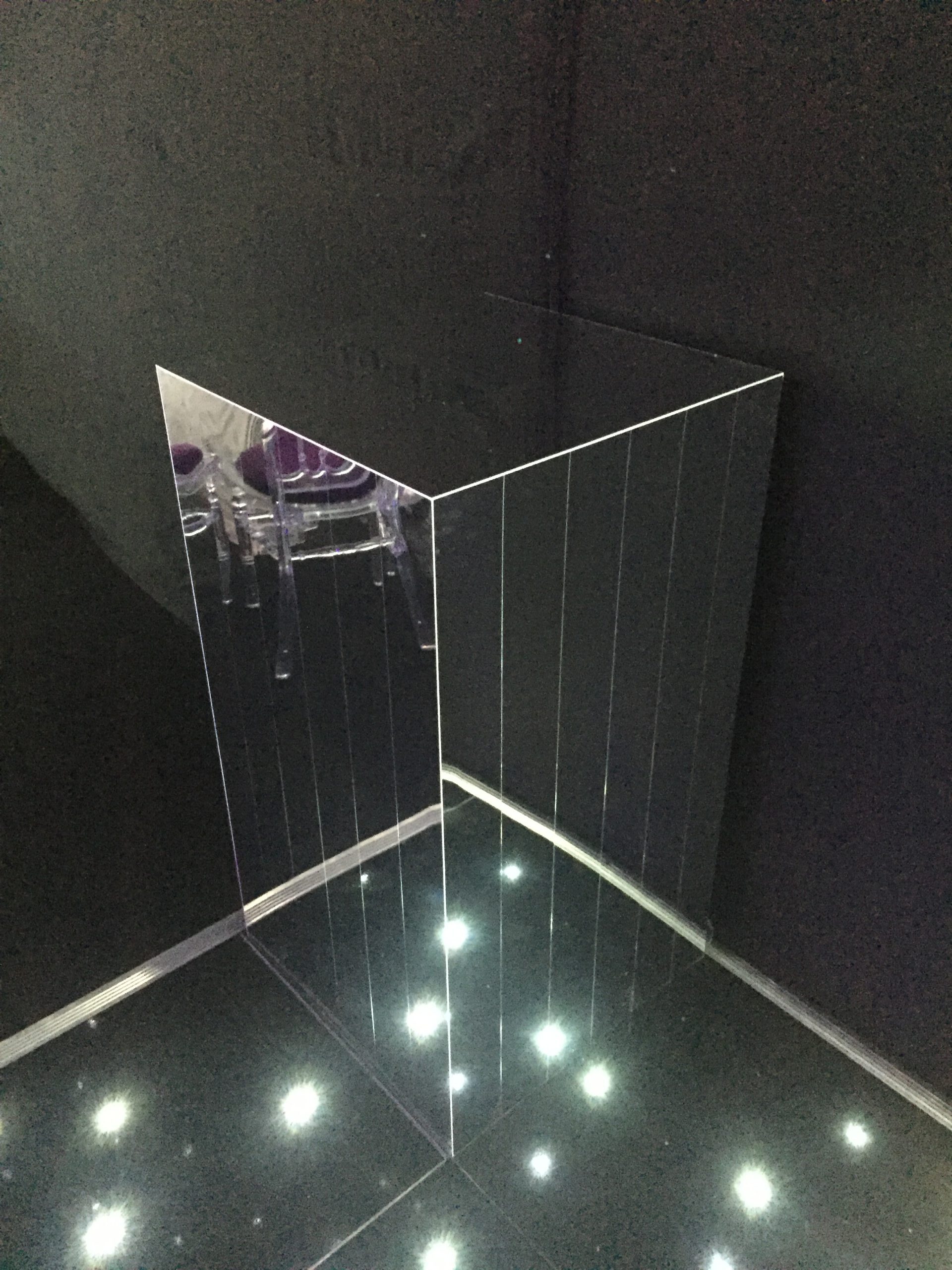 Silver Mirror Plinth - Furniture4Events