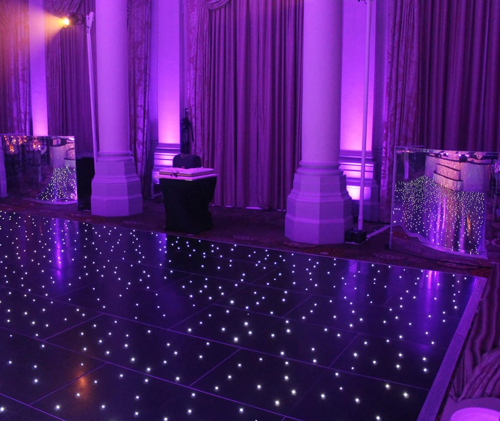 Starlit Black LED Dance Floor - Furniture4Events